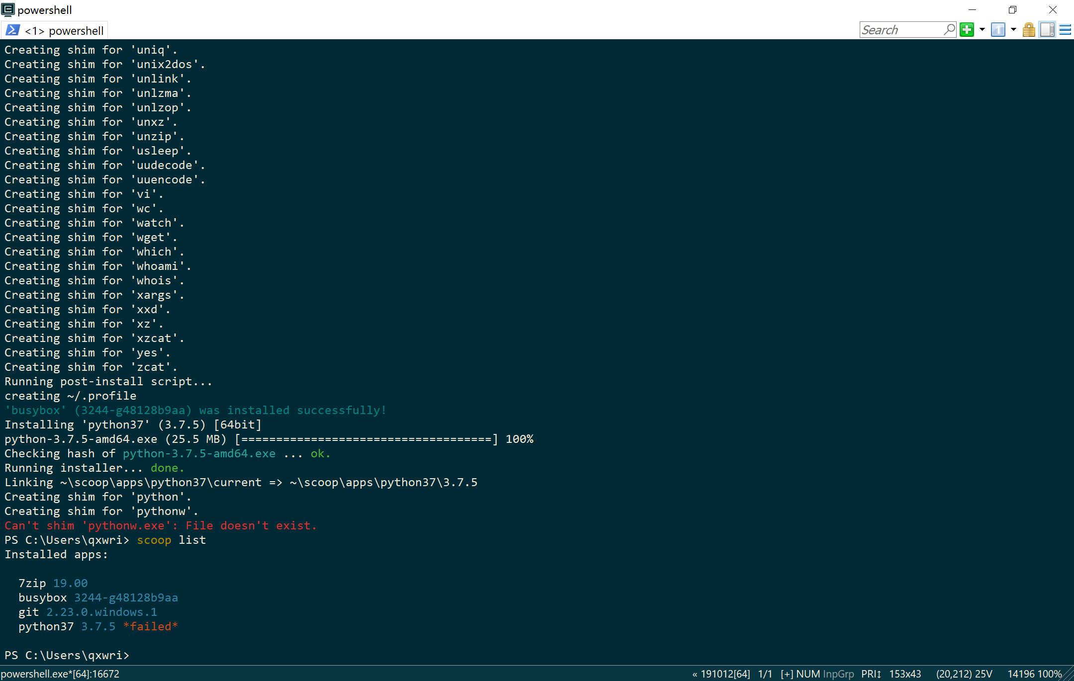 运行 scoop 命令提示 Run `scoop install git` and try again · Issue #37 · neolee/pilot · GitHub