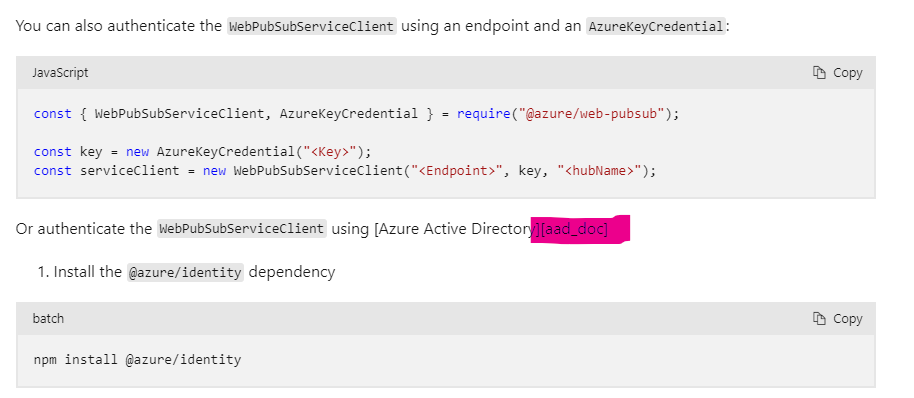 Link to AAD Missing · Issue #108863 · MicrosoftDocs/azure-docs · GitHub