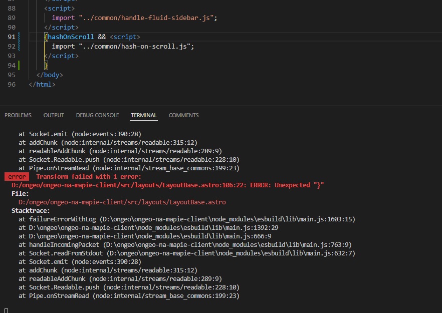 馃悰 Bug Importing Conditionally Script Causes An Error 路 Issue 3180 路 Withastroastro 路 Github