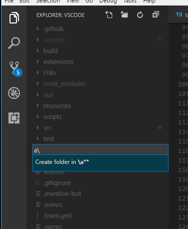 Improve message shown when folder name has a trailing slash · Issue #44682 · microsoft/vscode ...