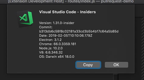 Add a command to copy VS Code version/commit and OS version to ...