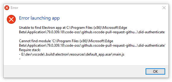 Protocol Handler Not Triggered When Running Out Of Sources On Windows · Issue 85046 · Microsoft