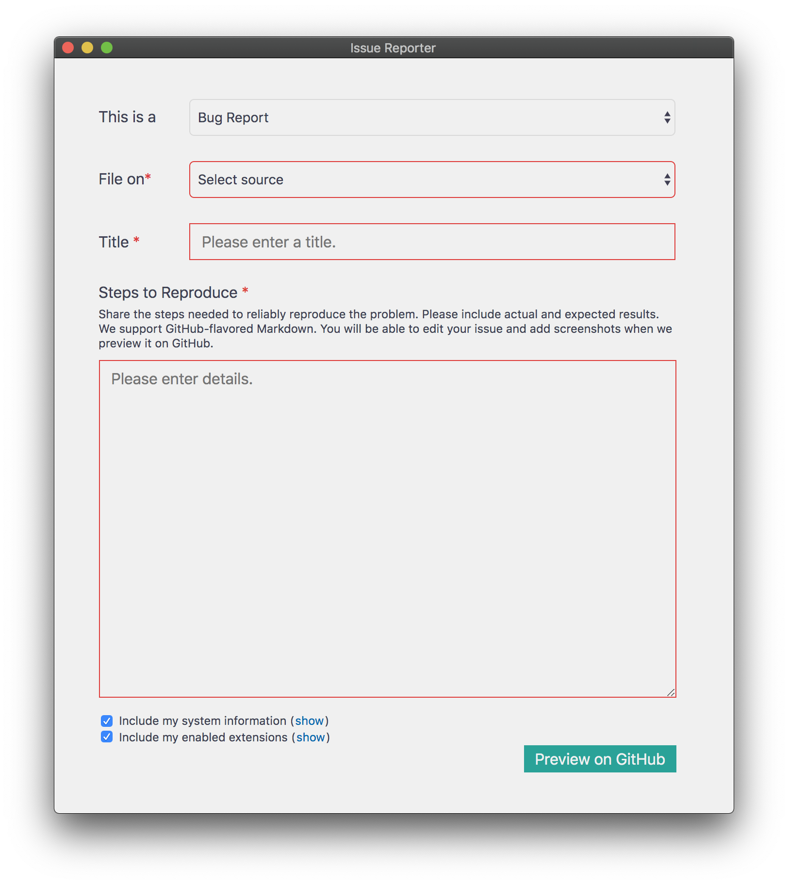 Bug Report Ux Issue When No Source Is Selected · Issue 104472 · Microsoftvscode · Github