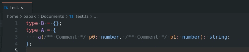Smart selection acts weird when first function parameter has inline ...