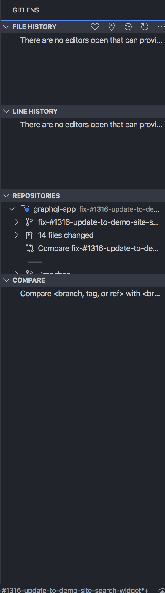 Show the only view that's currently being focused on · Issue #1041 · gitkraken/vscode-gitlens ...