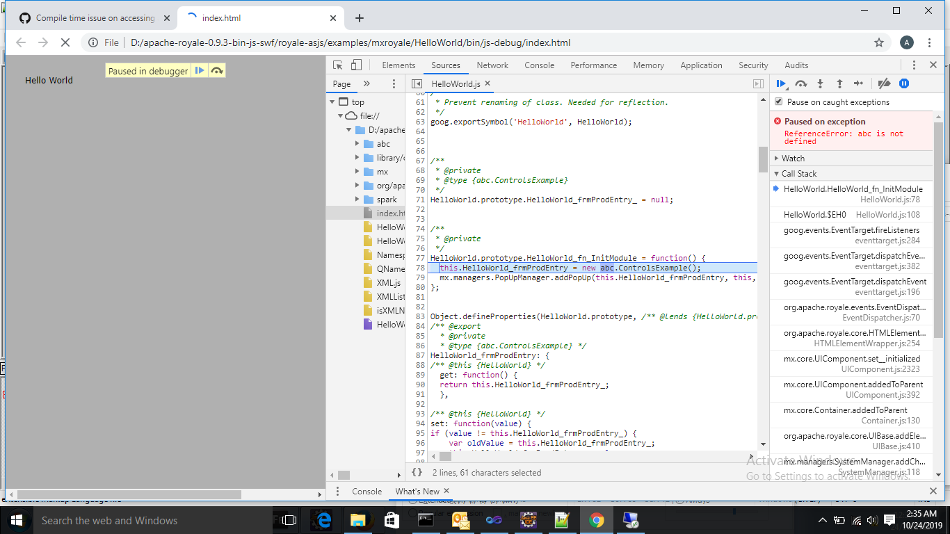 Compile Time Issue On Accessing A File Into Script Block · Issue 529 · Apacheroyale Asjs · Github