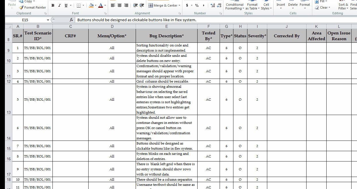 Common Issues in all entry Programs. designed as clickable ,blink screen,Alternative item color ...