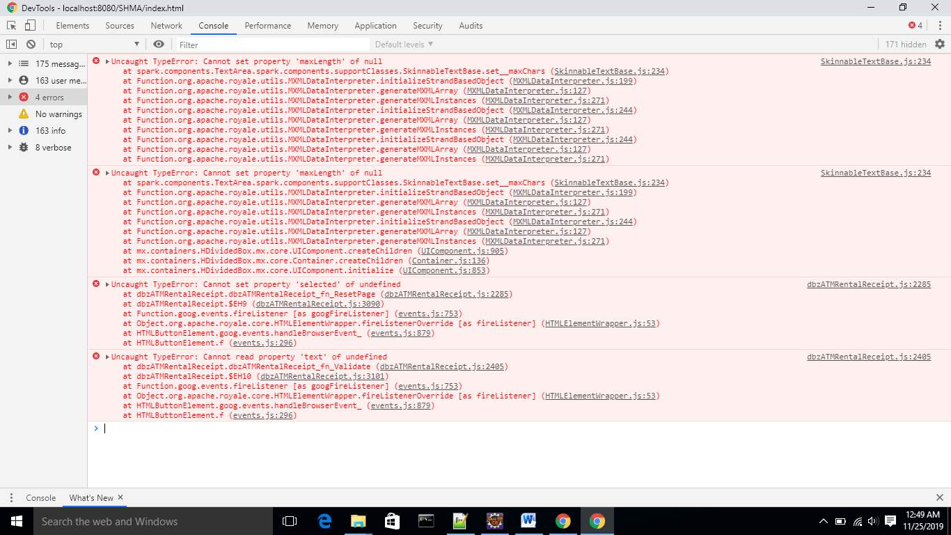 Exceptions in SkinnableTextBase.js · Issue #588 · apache/royale-asjs · GitHub