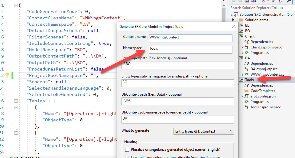 Empty ProjectRootNamespace in efpt.config.json will be replaced by project name · Issue #930 ...