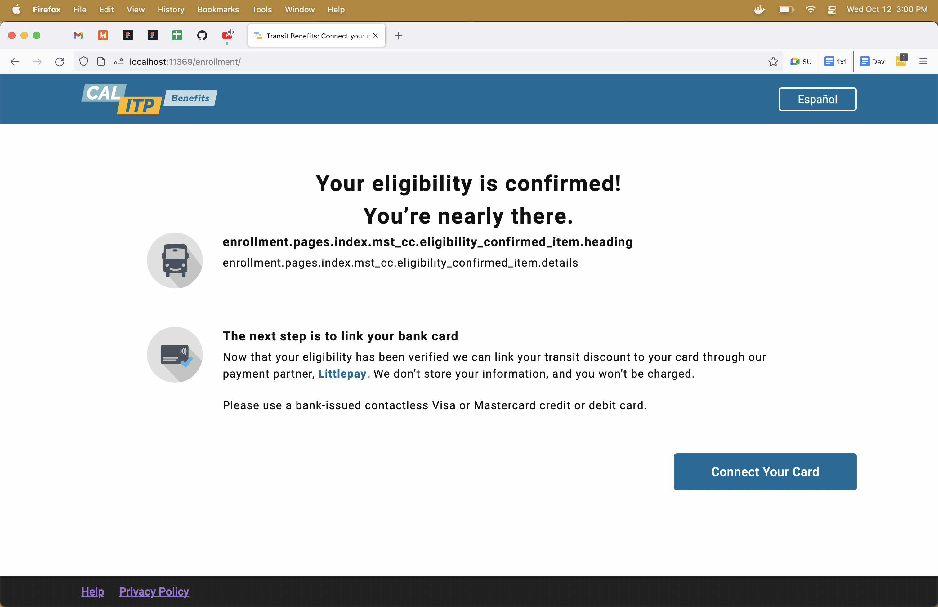 Enrollment Index Page No Padding B W H1 And Media List · Issue 1049 · Cal Itp Benefits · Github