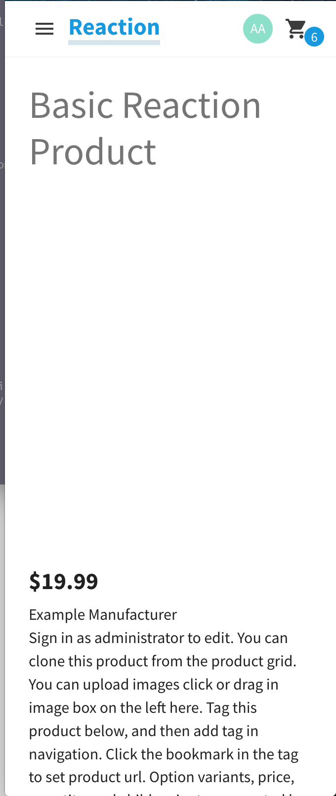 Design Review Epic: PDP - Change the order of sections on mobile · Issue #284 · reactioncommerce ...