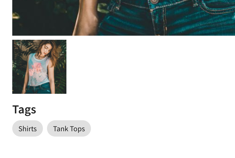 PDP: Remove Tags from PDP · Issue #443 · reactioncommerce/example-storefront · GitHub