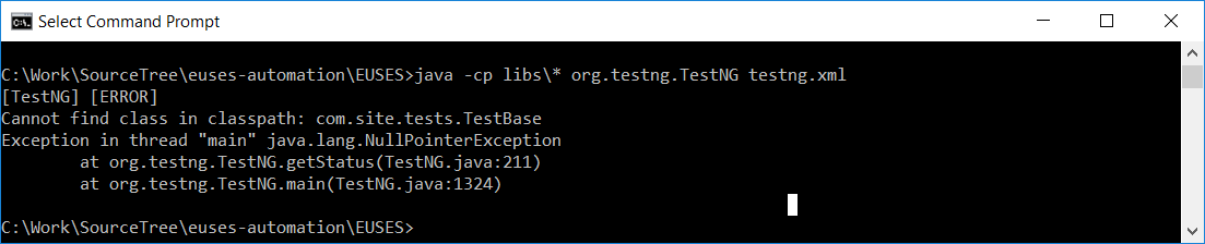Nullpointer Exception When Running Testng Tests From Cmd · Issue 1810 · Testng Teamtestng · Github