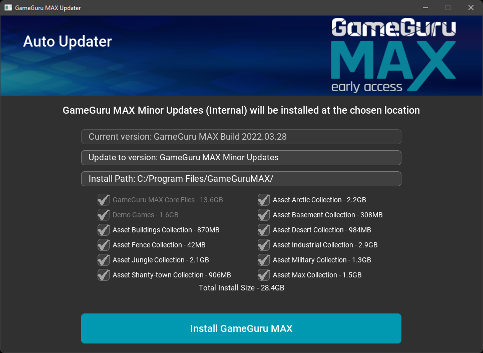 GameGuru MAX - Updater Bug - Updater In a Perpetual State of Install · Issue #2685 ...