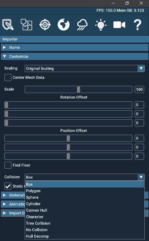 Gameguru Max Request Add Collision Mesh Collision Type To Importer · Issue 3672 3747