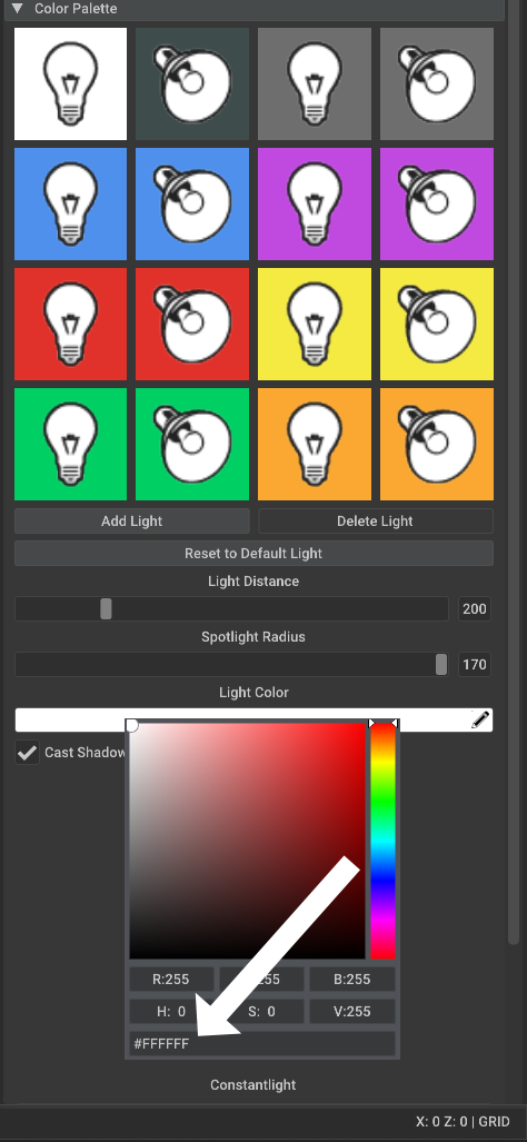 Gameguru Max Bug Pasting Hex Color Info From Another Light Creates New Light · Issue 3904