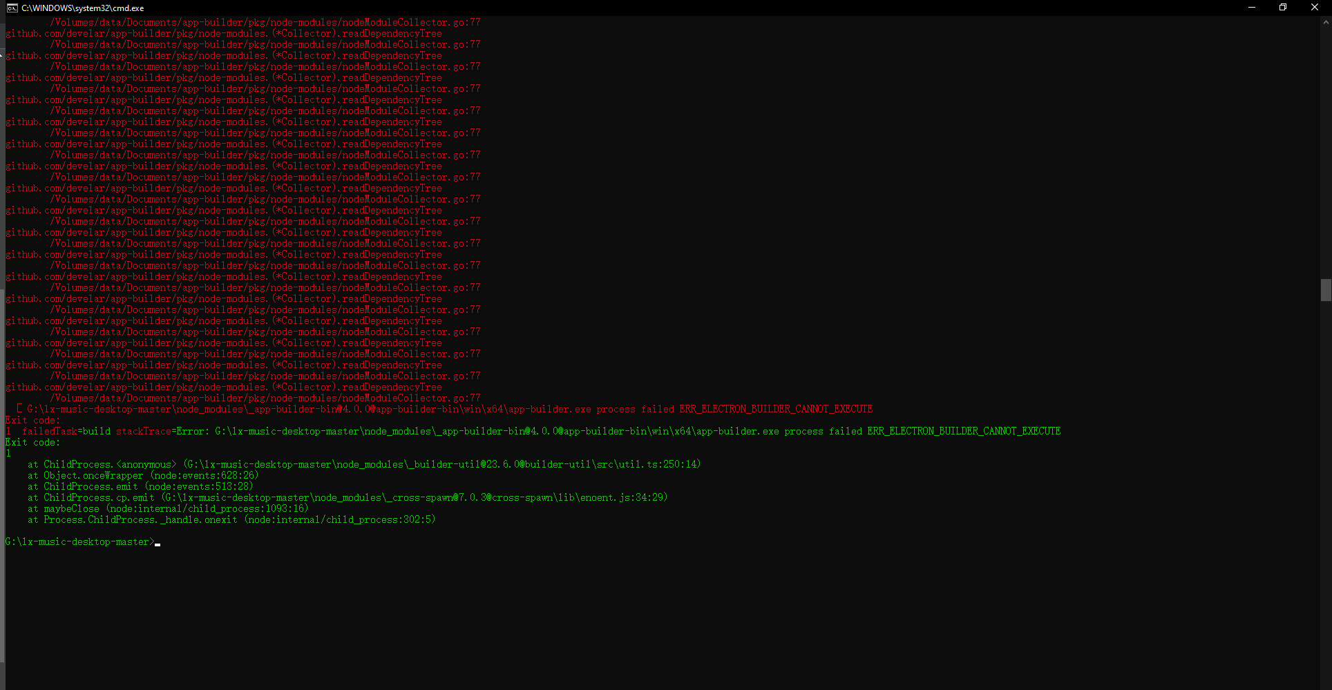 [Bug]: win无法编译 · Issue #1016 · lyswhut/lx-music-desktop · GitHub