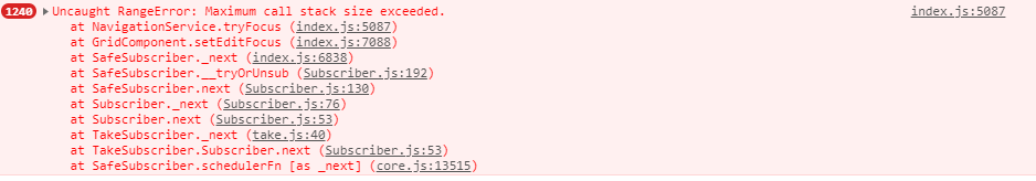 [GRID] Editing multiple rows simultaneously leeds to “Maximum call stack size exceeded” error ...