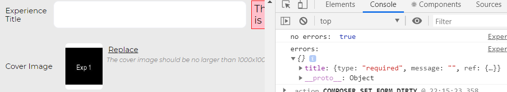 Can T Read Content Of Useform Errors · React Hook Form · Discussion 2324 · Github