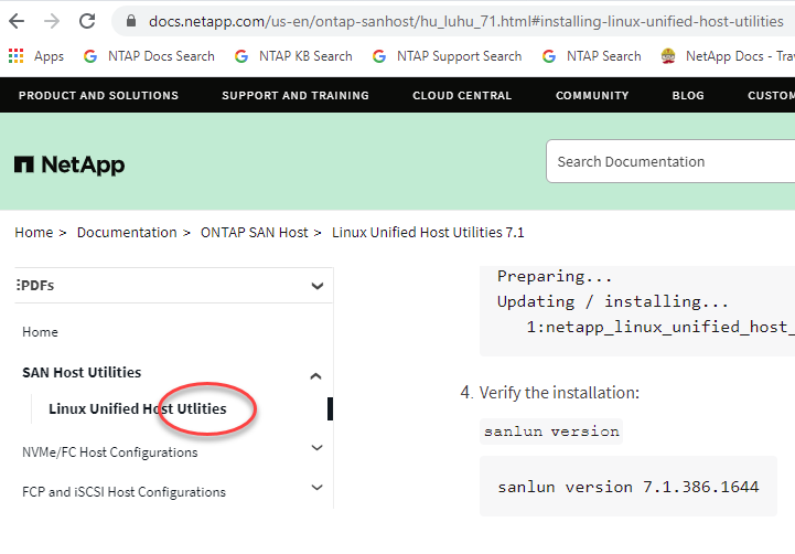 Typo In Sidebar Entry · Issue 39 · Netappdocs Ontap Sanhost · Github