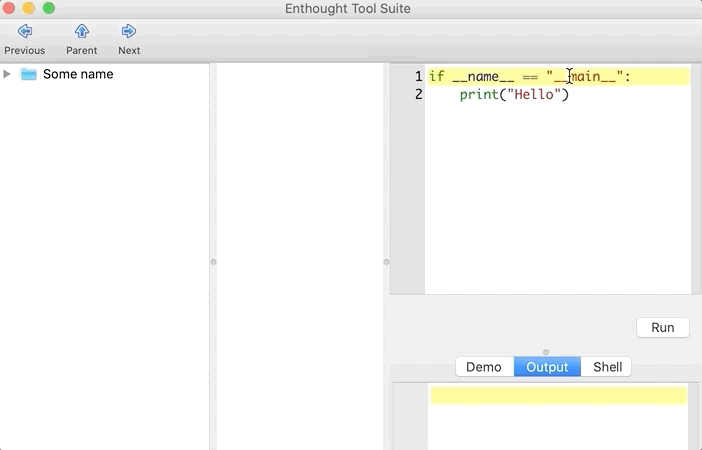 etsdemo 'Run' button does not execute script in __main__ block · Issue #1428 · enthought ...