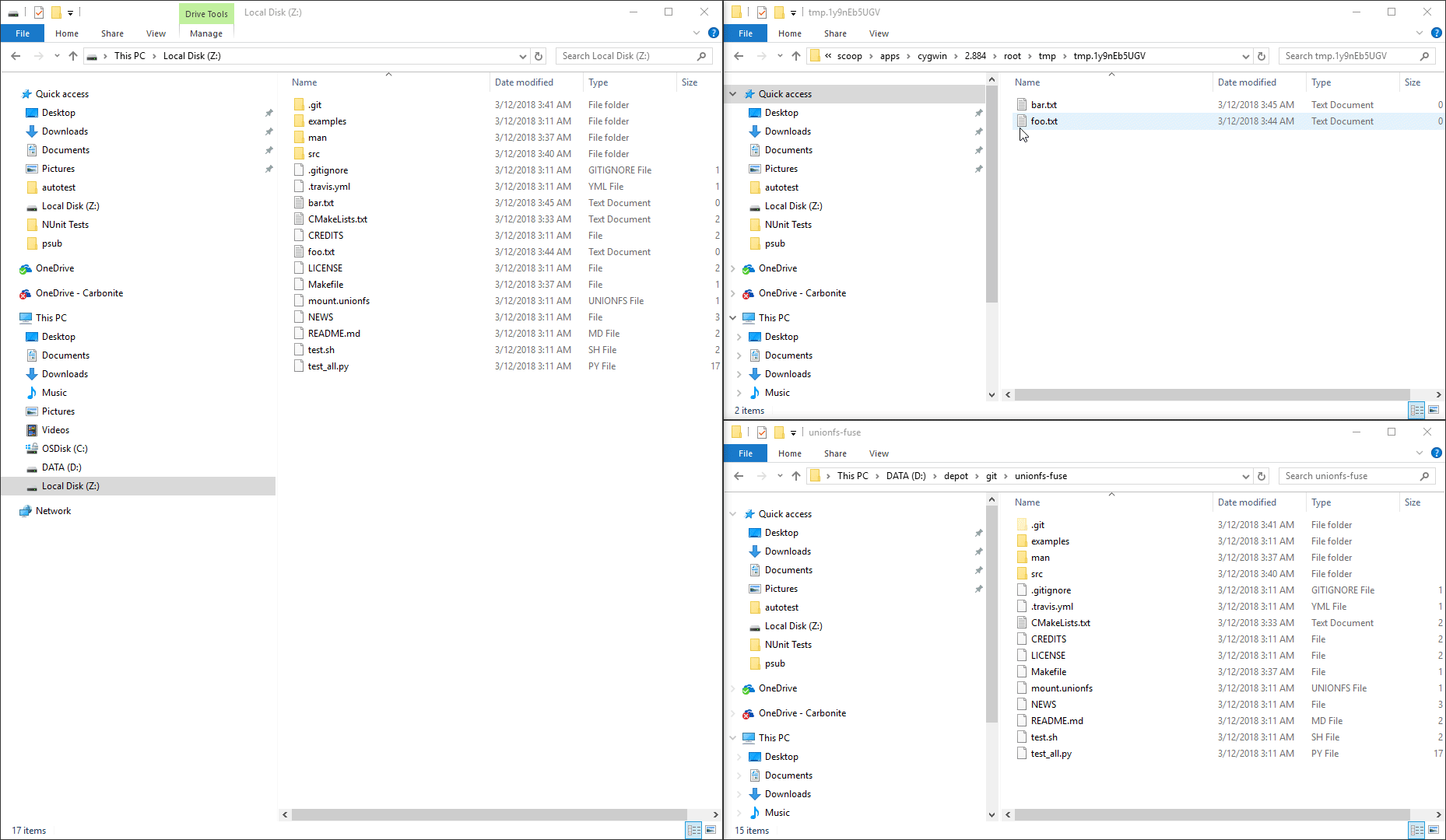 UnionFS · Issue #150 · winfsp/winfsp · GitHub