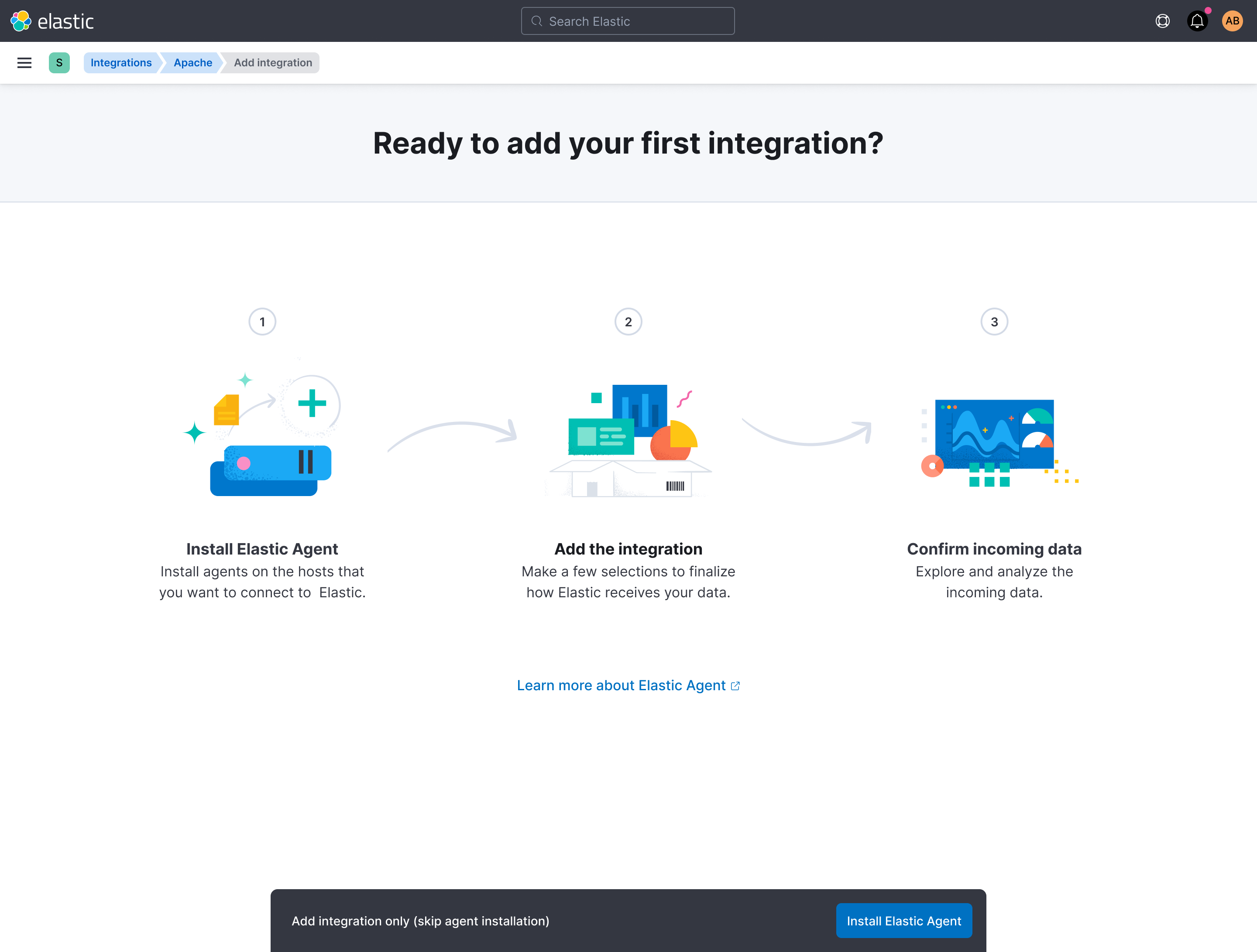 Allow users to skip step-based workflow for installing integrations + agents · Issue #140347 ...