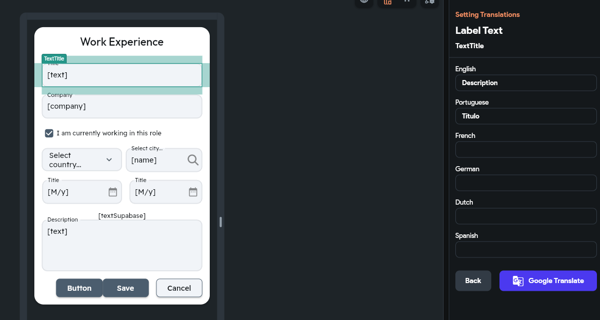 Multilangague TextField Label Issue · Issue #1716 · FlutterFlow/flutterflow-issues · GitHub
