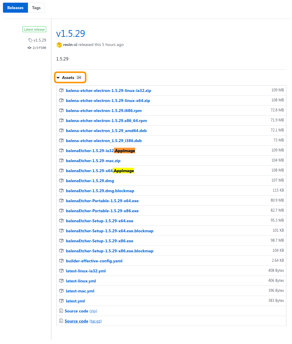 x64 AppImage build is missing in 1.5.28 release · Issue #2745 · balena-io/etcher · GitHub