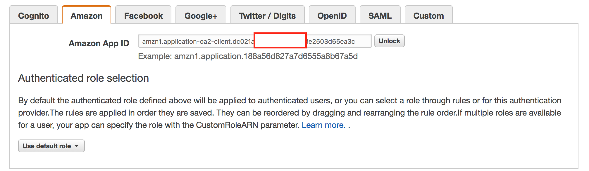 Login With Amazon: Token is not from a supported provider of this ...