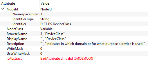 BadAttributeIdInvalid · Issue #549 · FreeOpcUa/python-opcua · GitHub