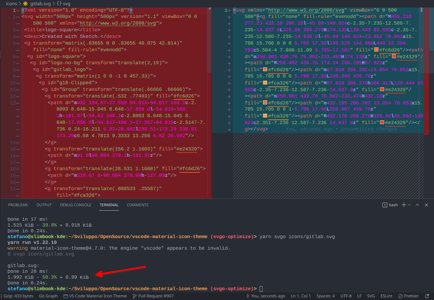 Add a SVGO script to clean and minify SVG files · Issue #1125 · material-extensions/vscode ...