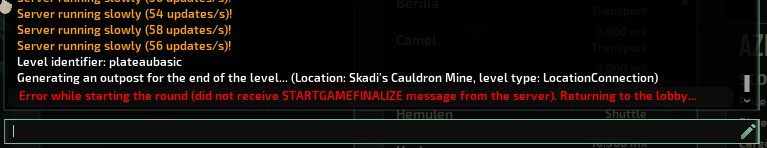 STARTGAMEFINALIZE error kicking specific VPN-using player to lobby, will not allow said player ...