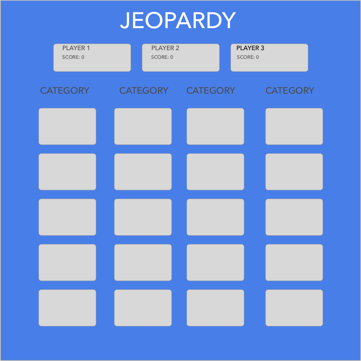 GitHub - hillstew/jeopardy: Three player jeopardy game