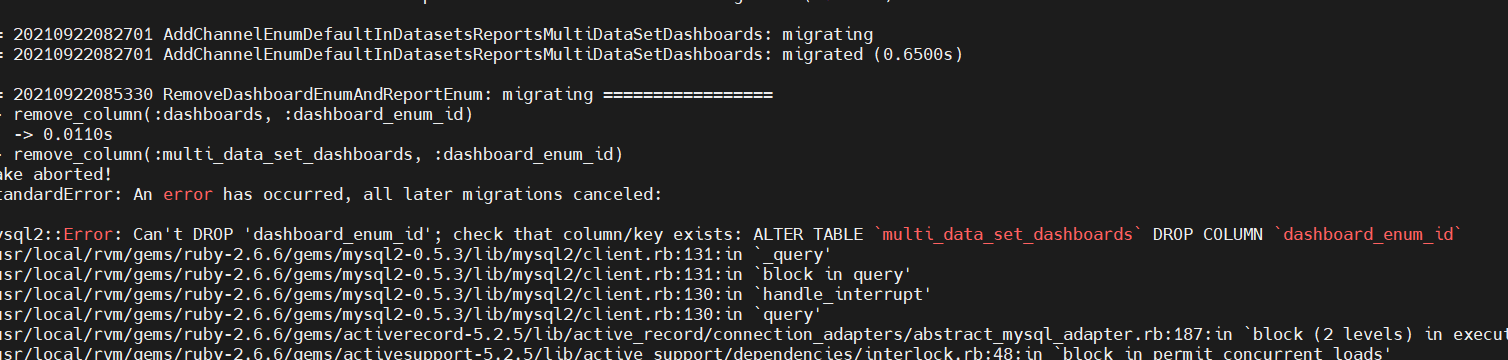 unable to migrate db · Issue #741 · MicroHealthLLC/mRMS · GitHub