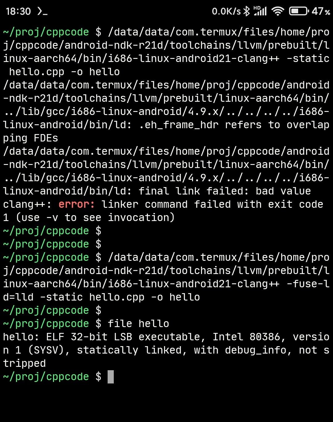 Clang Error On Build Target X86 And X8664 · Issue 23 · Lzhiyongtermux Ndk · Github