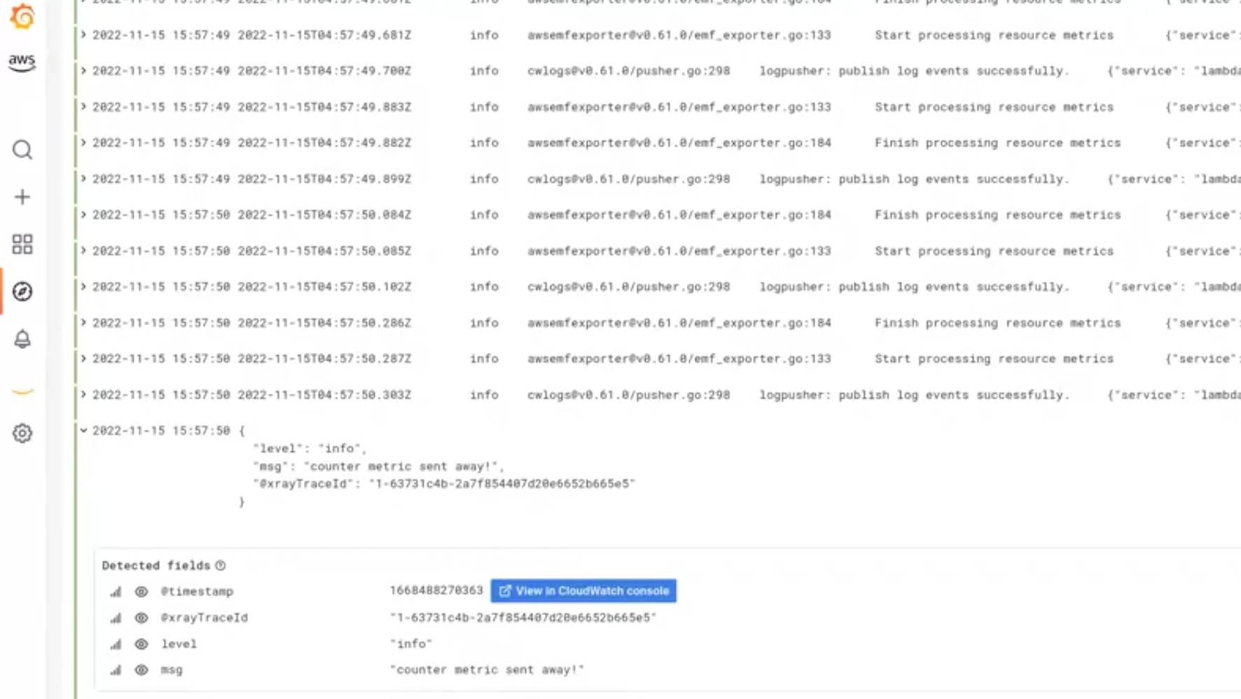 Trace ID in logs not linking properly · Issue #159 · grafana/x-ray-datasource · GitHub