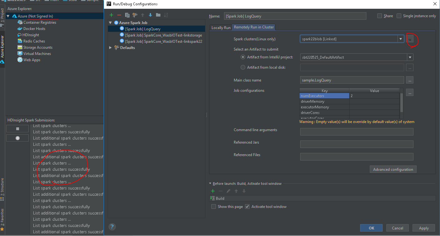 Intellij Could List Cluster After Sign Out · Issue 1680 · Microsoftazure Tools For Java · Github