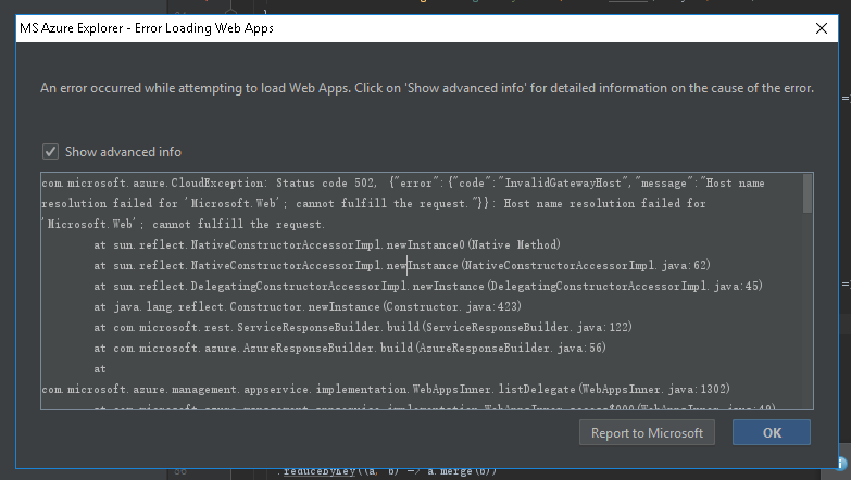 [IntelliJ][Spark on ADL] web app refreshing has warning · Issue #1775 · microsoft/azure-tools ...