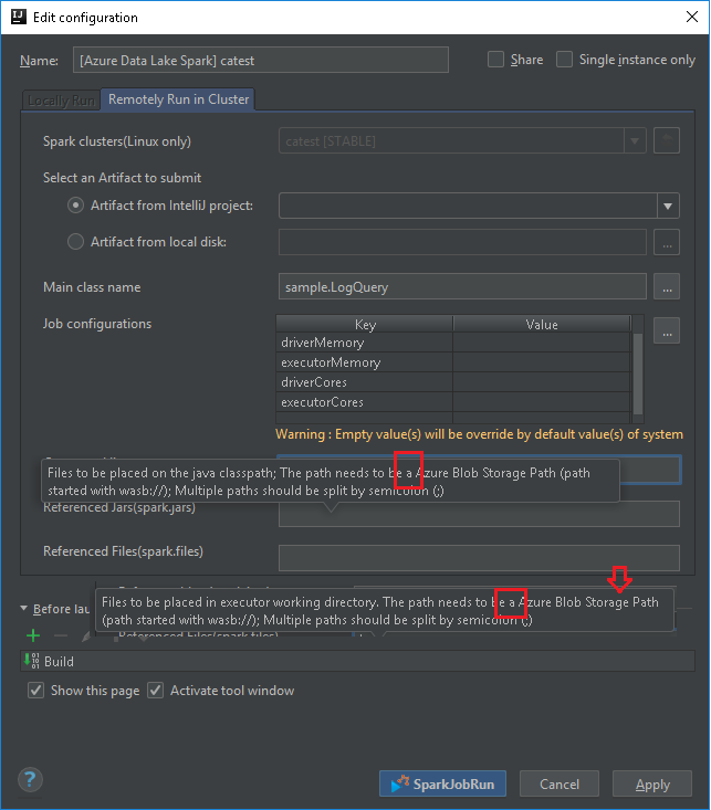 [IntelliJ]Tooltip of command line parameters fields need update · Issue #1898 · microsoft/azure ...