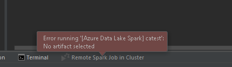 [IntelliJ][Spark on ADL] Submit, warning no artifact selected · Issue #1903 · microsoft/azure ...