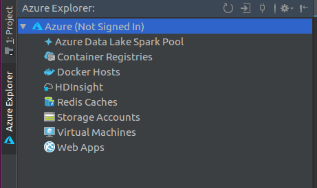 [IntelliJ][Spark on ADL] User need to refresh to show the Spark on ADL node after sign in ...
