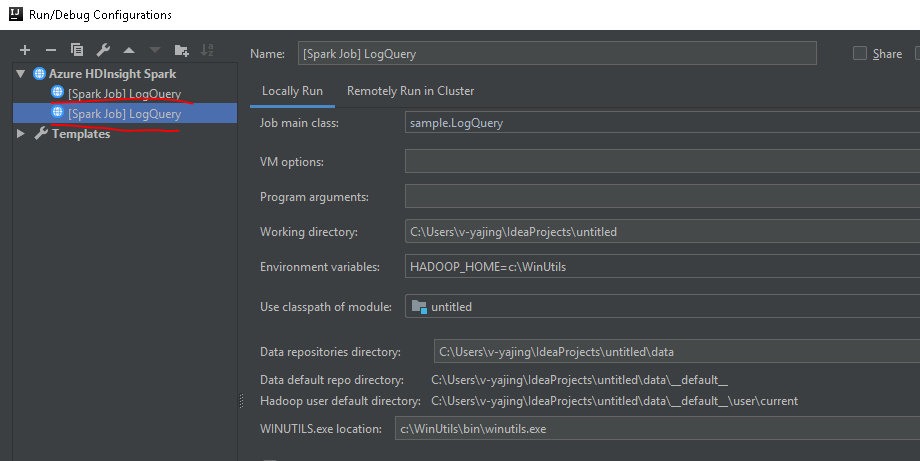 [IntelliJ] Create config continually from context menu get the configs with the same name ...