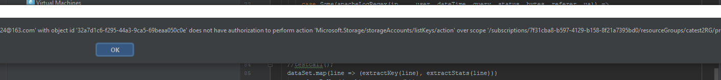 Intellij Readeracct Update Error Message When Expand Gen2 Storage Account With Reader Role