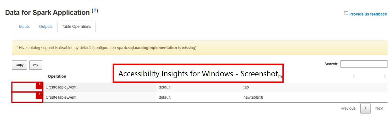 Section 508 502.3.1: (chrome/item '') The Name property of a focusable element must not be null ...