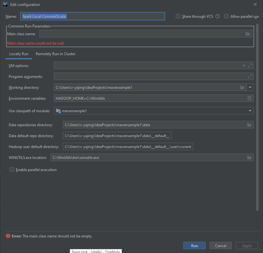 [IntelliJ][Console]Local console without config will pops dialog ask for main class · Issue ...