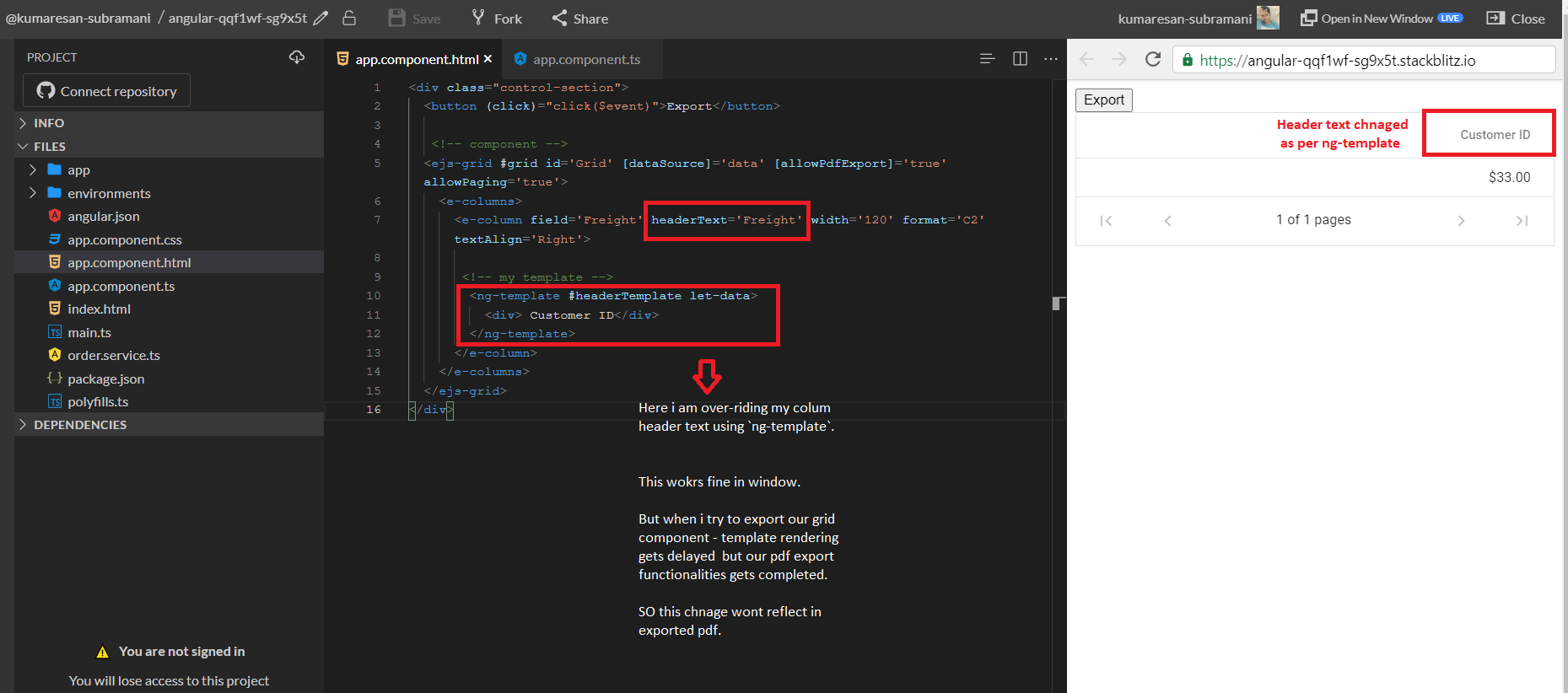 Callback Back For Angular Template Compiler · Issue 41115 · Angularangular · Github