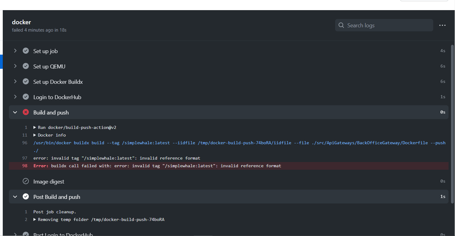 Cant Generate And Push Source Image To Docker Hub · Issue 397 · Docker Build Push Action · Github