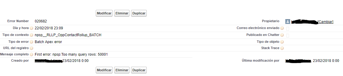 First error: npsp:Too many query rows: 50001 · Issue #2962 · SalesforceFoundation/NPSP · GitHub