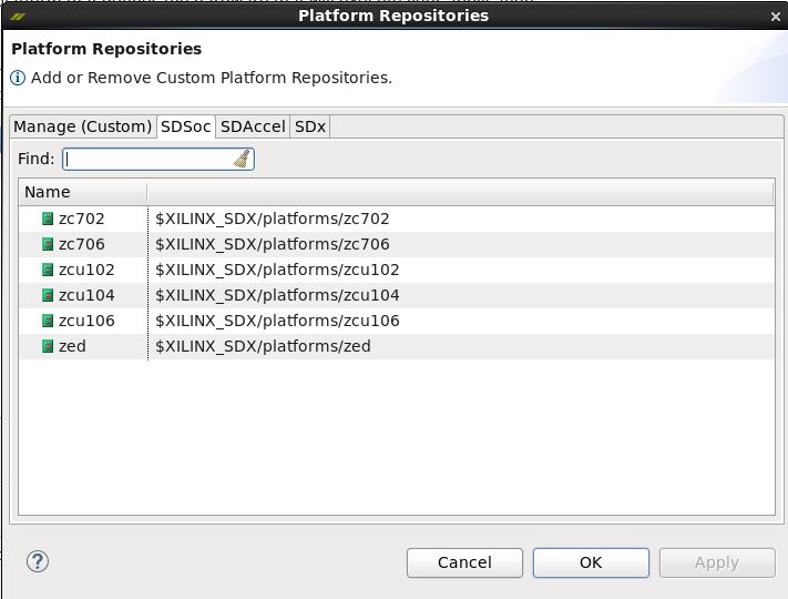 root (defualt)ZCU102 platform is not seen in the selection · Issue #78 · Xilinx/CHaiDNN · GitHub